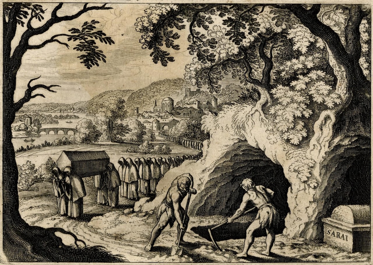 Ishmael and Isaac and the burial of Abraham, from the series ‘Icones ...